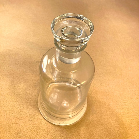 Dining | Vintage Crystal Glass Decanter With Stopper Great For ...